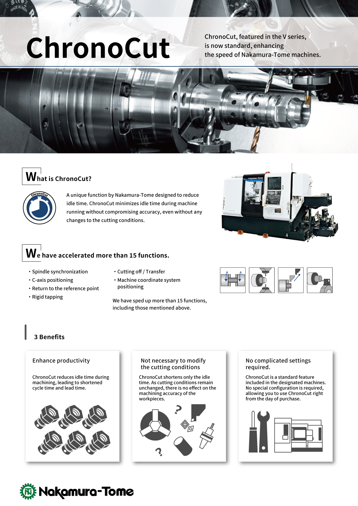 【Announcement】Idle time reduction feature “ChronoCut” becomes a ...